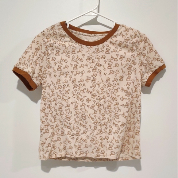 No Boundaries | Shirts & Tops | No Boundaries Tan And Brown Tshirt With ...